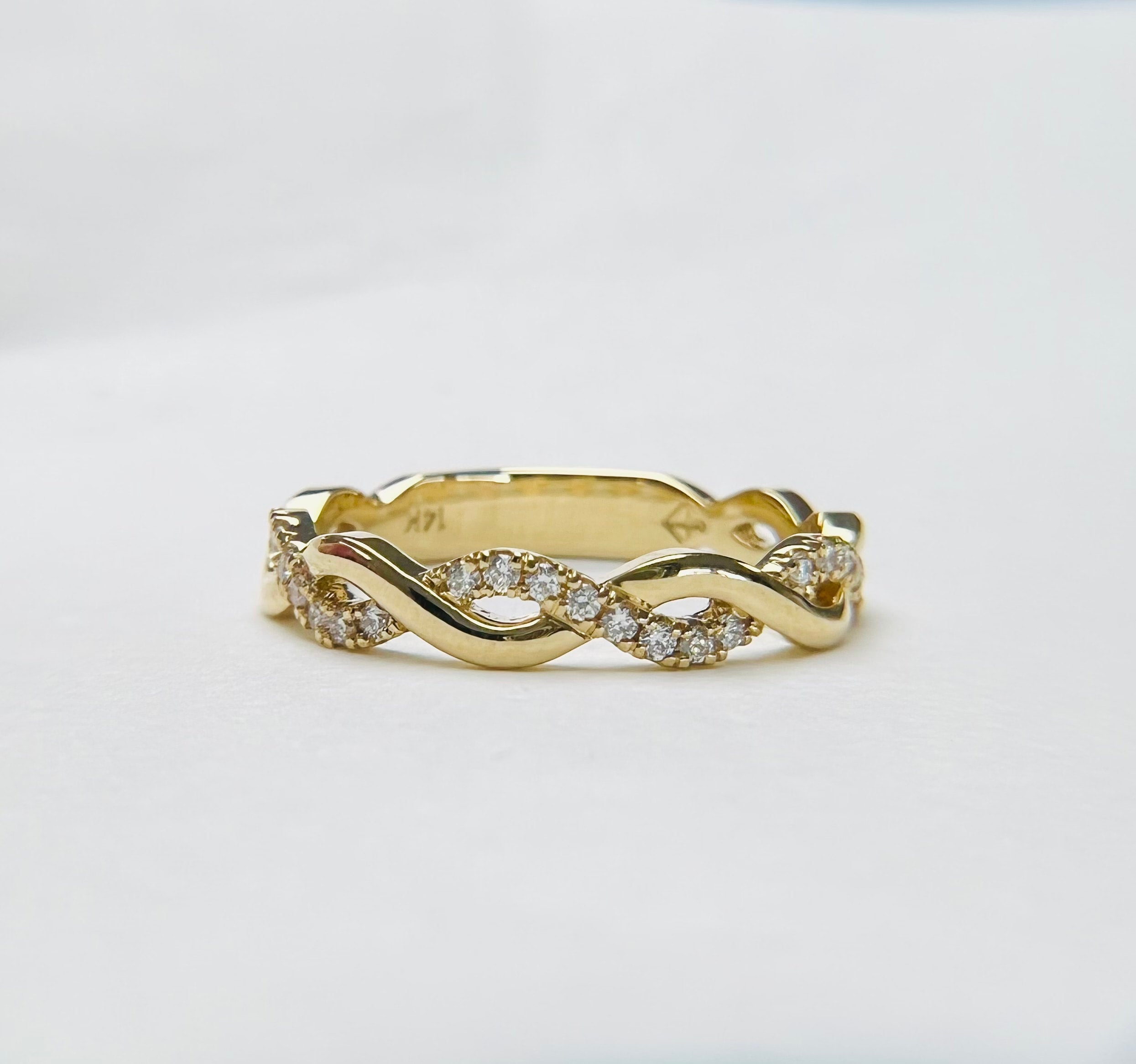14k Gold Entwine Band (made to order) | Coast GoldWorks